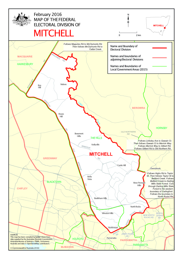 About Mitchell | Alex Hawke - Federal Member for Mitchell
